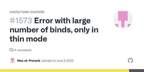 Error With Large Number Of Binds Only In Thin Mode · Issue 1573