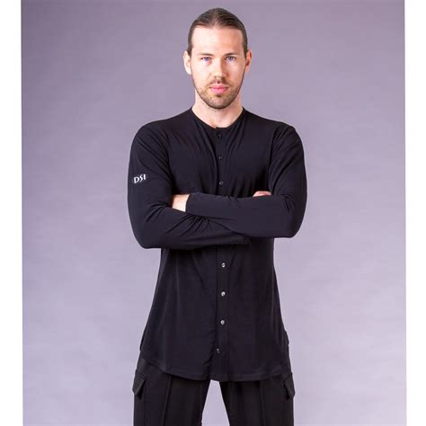 Buy 4024 Black Practise Shirt With Buttons