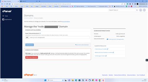 i m trying to get a node js server and project online on cpanel need