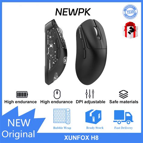 Xunfox H8 Wireless Three Mode Game Mouse Lightweight Shopee Philippines