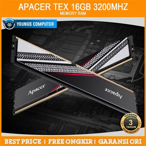 Jual Ram Apacer Tex Ddr4 16gb 3200mhz Longdimm Single Gaming Memory