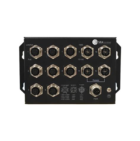 12 Port Industrial Unmanaged Ethernet Switch Rugged Network Appliances