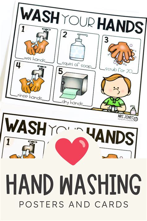 Hand Washing Poster Freebie Posters Washing Hands Educational Images
