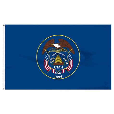 Utah 4ft X 6ft Nylon Flag United States Flag Store