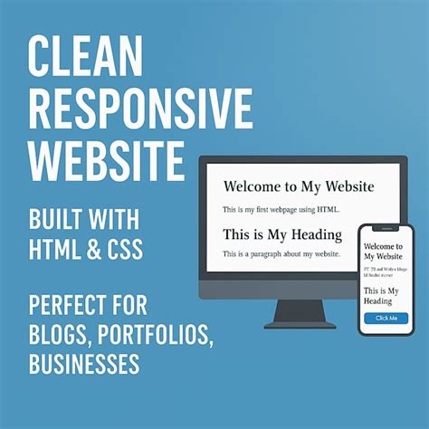 Create A Stunning Responsive Website Using Htmlcss And Javascript By