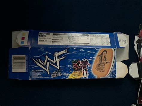 Vtg 2000 Wwf Stone Cold Steve Austin And Vader Ice Cream Bar Box Figure