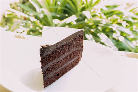 一块带有巧克力慕斯层高清图片下载 正版图片504880487 摄图网