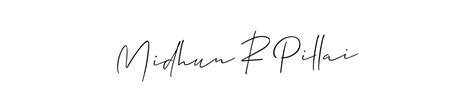 79 midhun r pillai name signature style ideas free digital signature
