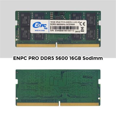 Promo Enpc Ram Laptop Enpc Sodimm Ddr5 16gb 5600mhz Memory Notebook Ram