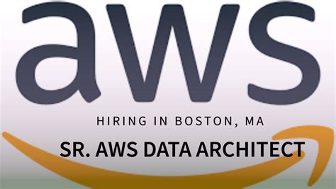 Hiring Sr Aws Data Architect Location Location Boston Ma Hybrid