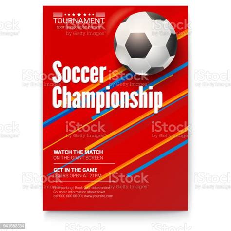 그래픽 배경 축구 공입니다 대회 축구 리그의 포스터입니다 스포츠 이벤트에 대 한 배너의 디자인입니다 축구 또는 축구 3 차원 일러스트 레이 션의 우승에 대 한 광고의 서식