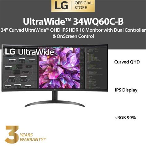 Jual Lg Ultrawide Wq C B Curved Qhd Ips Display Hdr Srgb Hz Shopee Indonesia