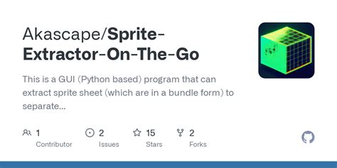 Releases Akascape Sprite Extractor On The Go Github