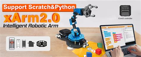 xarm 2 0 hiwonder new intelligent robotic arm support scratch and pytho