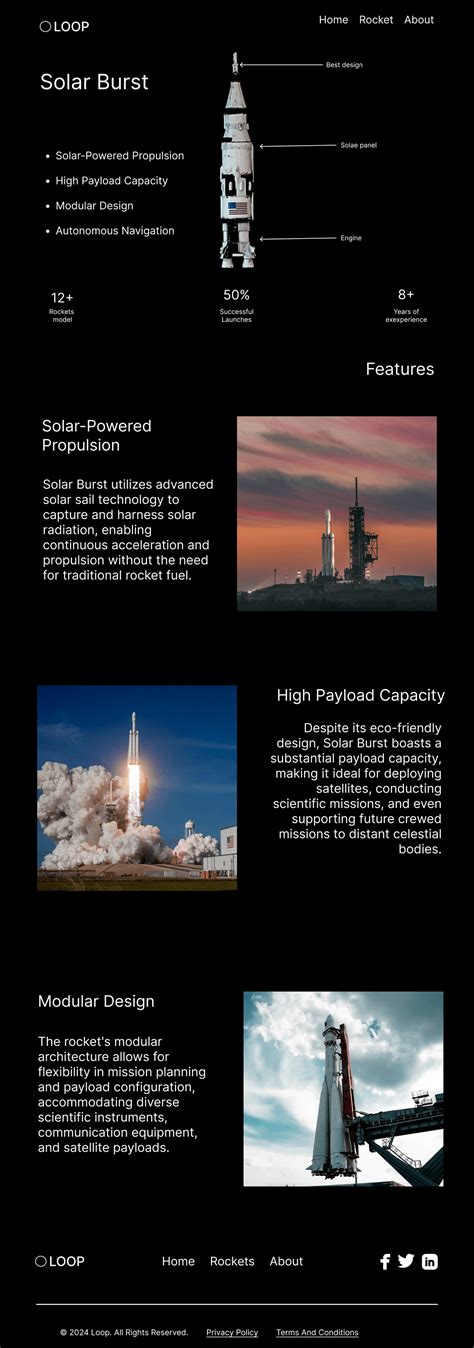 Rocket Web Design Behance