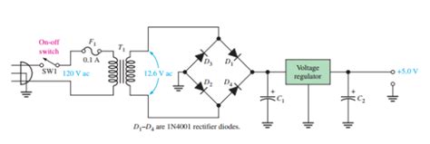 Solved Determine The Peak To Peak Ripple Voltage If The