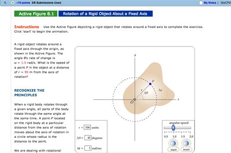 Solved Use The Active Figure Depicting A Rigid Object That Chegg
