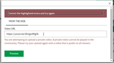 Solved Fixed Cant Embed Unlisted Youtube Videos Adobe Product