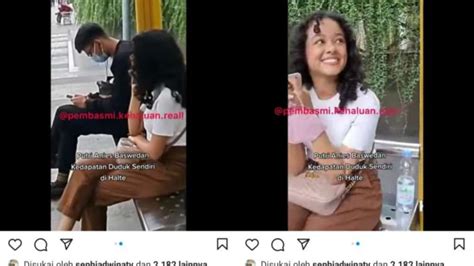 mutiara annisa baswedan kepergok duduk sendiri di halte sarinah
