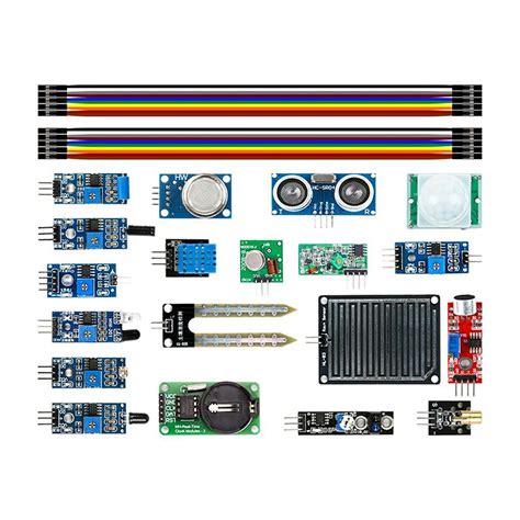 arduino ve raspberry pi ile uyumlu 16 adet 21 parça başlangıç sensör