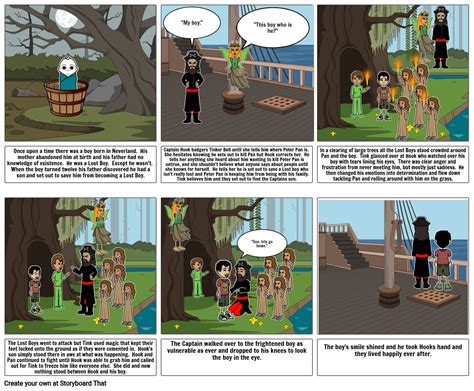 Peter Pan Storyboard By Fbfc