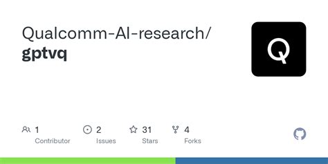 GitHub Qualcomm AI Research Gptvq