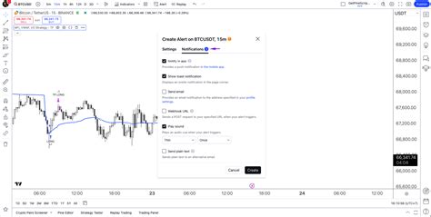 how to create alerts on tradingview with a strategy script