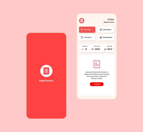 Rapid Invoice By Ajith M James On Dribbble