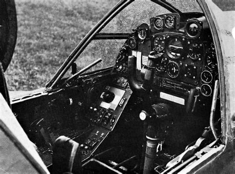 Cockpit Interior Of Dornier Do 335 Pfeil Stuka Cockpit German