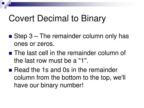 PPT Binary Conversions PowerPoint Presentation Free Download ID