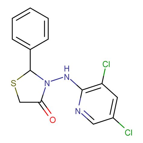 4 Thiazolidinone 3 35 Dichloro 2 Pyridinylamino 2 Phenyl 383902