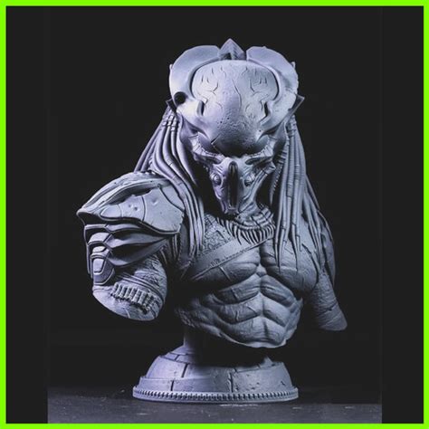 Predator Bust Stl File 3d Print