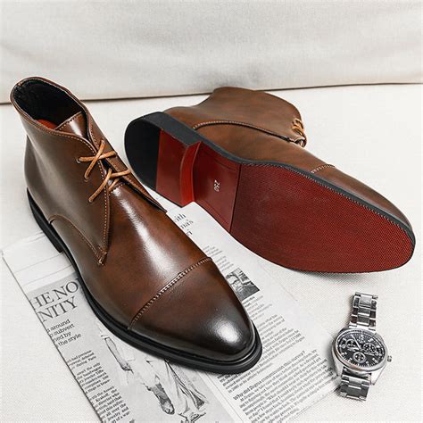 Il Rosso Red Bottoms Sole Leather Oxford Dress Shoes For Men