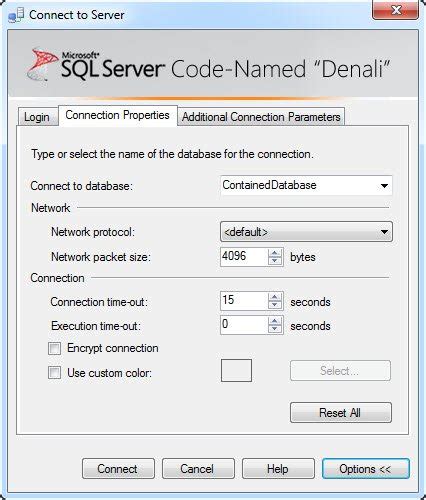sql server denali a simple example of contained databases sql