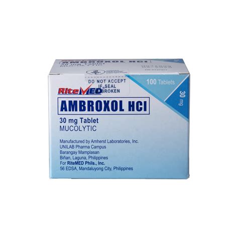 Rm Ambroxol 30mg Tab Ritemed Ehealth
