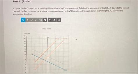 solved part 1 1 point suppose the fed s main concern