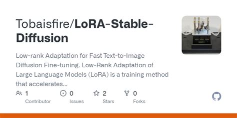 Github Tobaisfire Lora Stable Diffusion Low Rank Adaptation For Fast Text To Image Diffusion