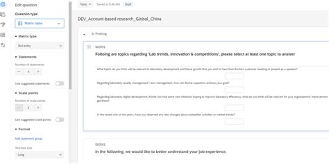 Is It Possible To Change An Input Box Into A Text Box In A Matrix Table Question Type XM