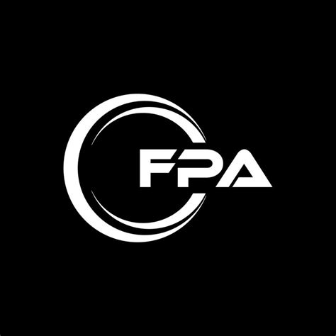 Fpa Letter Logo Design In Illustration Vector Logo Calligraphy