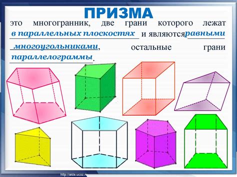 Призма. Прямая и наклонная призма. Правильная призма. Параллелепипед ...