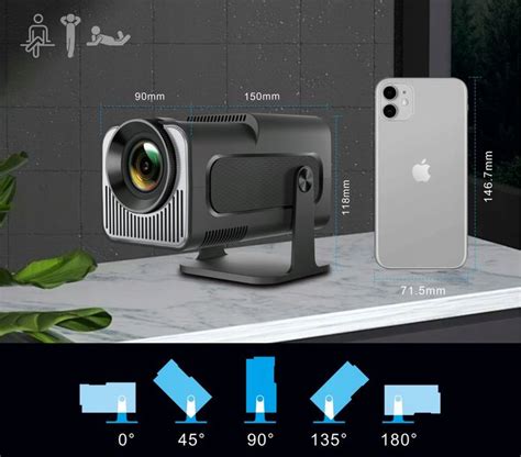 Projektor Rzutnik Android Tv Wifi Full Hd Przeno Ny Smart Mini Led Obrotowy Erli Pl