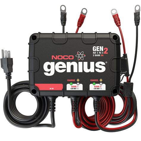 Noco Genm2 2 Bank Mini Onboard Battery Charger