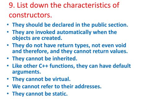 Constructor And Destructor Ppsx Programming Languages Computing