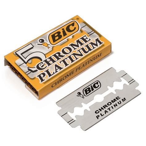 Сменные лезвия Bic Chrome Platinum, 5 шт — купить с доставкой