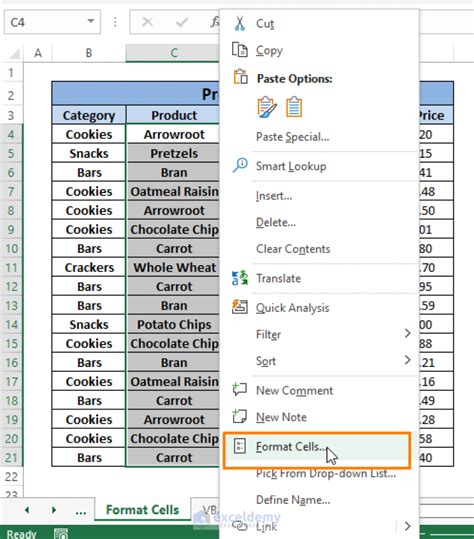 how to highlight selected cells in excel 5 easy ways