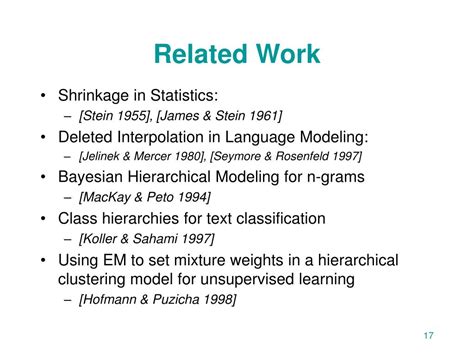 ppt improving text classification by shrinkage in a hierarchy of