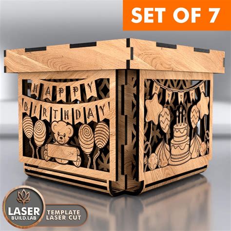 Laser Cut Files T Box Glowforge Box And Svg Laser Box Laser