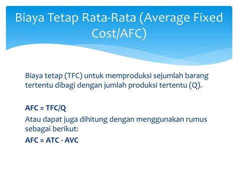 Ekonomi Mikro Teori Biaya Produksi PPTX