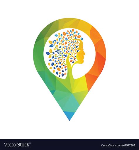 Woman Tree Template Design Royalty Free Vector Image