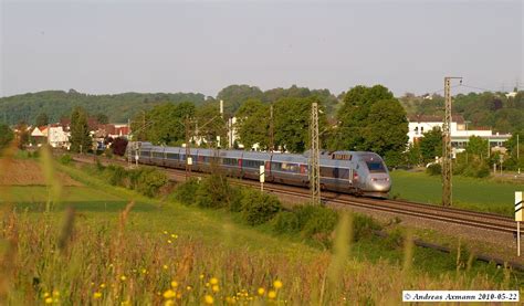Der Schnellste Zug Der Welt Tgv 9575 Kann Hier Bei Reichenbachfils Auf